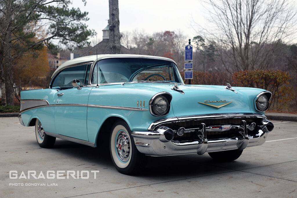 Ralph McFillens Lark Spur Blue 1957 Chevrolet Bel Air Sport Coupe ...