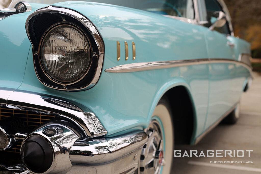 Ralph McFillens Lark Spur Blue 1957 Chevrolet Bel Air Sport Coupe ...