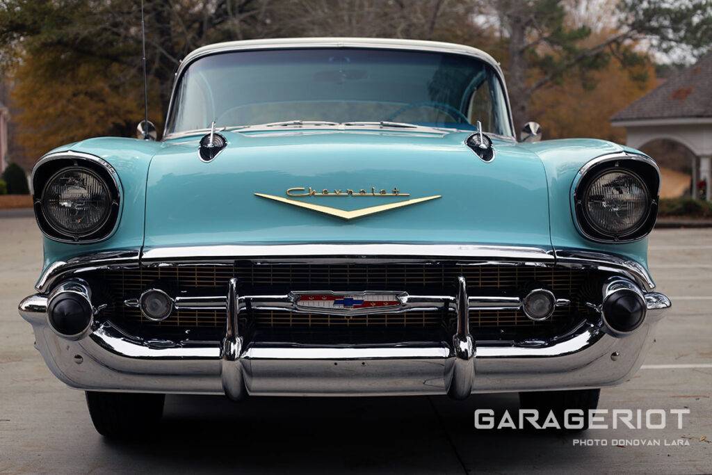 Ralph McFillens Lark Spur Blue 1957 Chevrolet Bel Air Sport Coupe ...