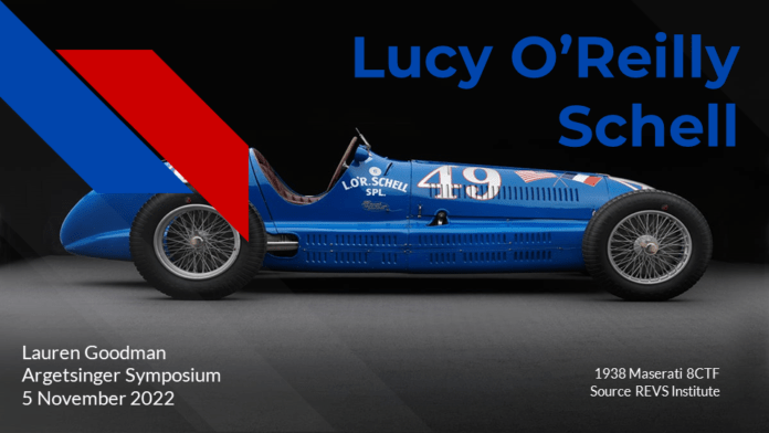 Lucy O’Reilly Schell: Innovator of French Motorsports – Gran Touring ...